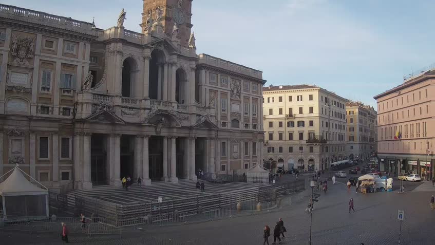 Live HD Webcam Basilica di Santa Maria Maggiore Rome,Basilica di Santa ...