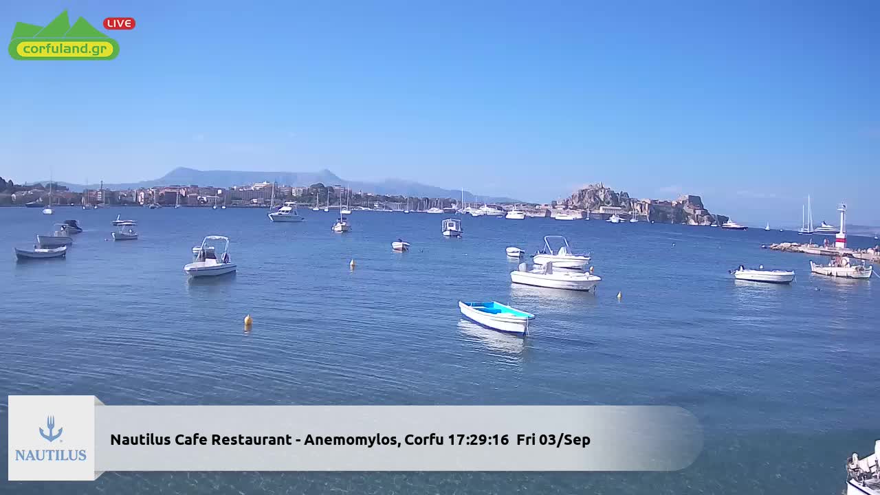 Live HD Webcam Corfu: Sea View,Corfu: Sea View Webcam - worldlivecamera.com