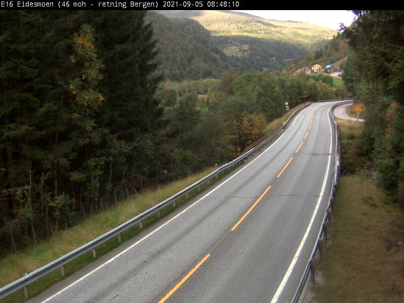 Live HD Webcam Evanger: Traffic E16 (Evanger aust),Evanger: Traffic E16 ...