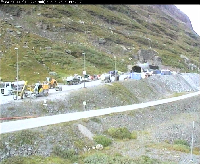 Live HD Webcam Grovastøl: Traffic E134 (Haukeli tunnel),Grovastøl ...
