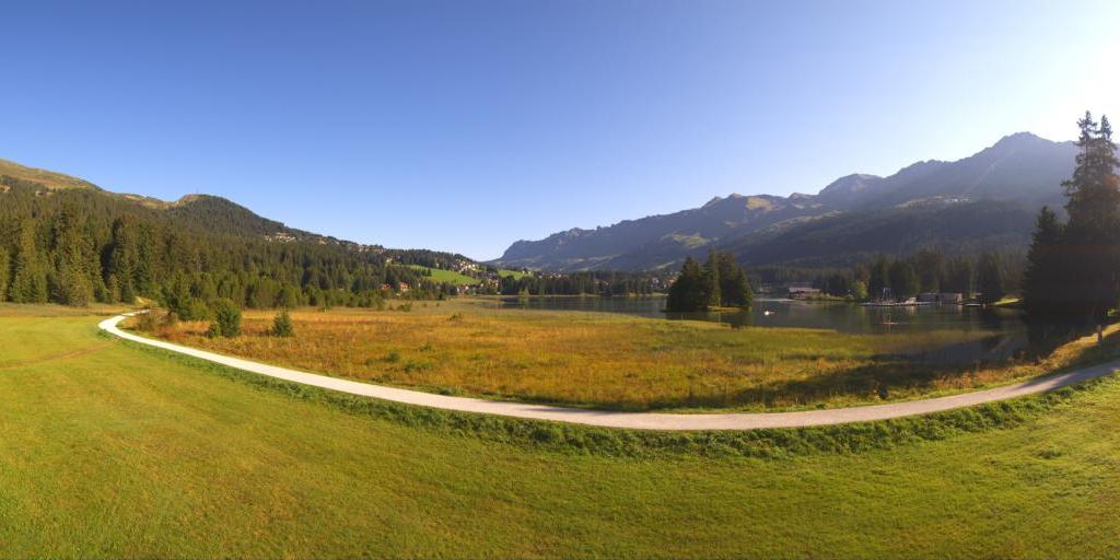 Live HD Webcam Lenzerheide: roundshot 360° Panorama Bargias,Lenzerheide ...