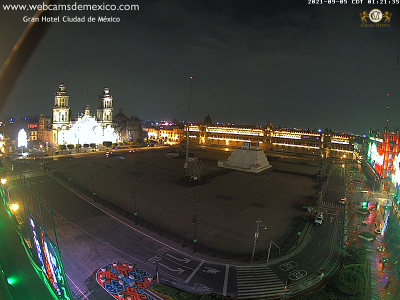 Live HD Webcam Mexico City: Zócalo,Mexico City: Zócalo Webcam ...