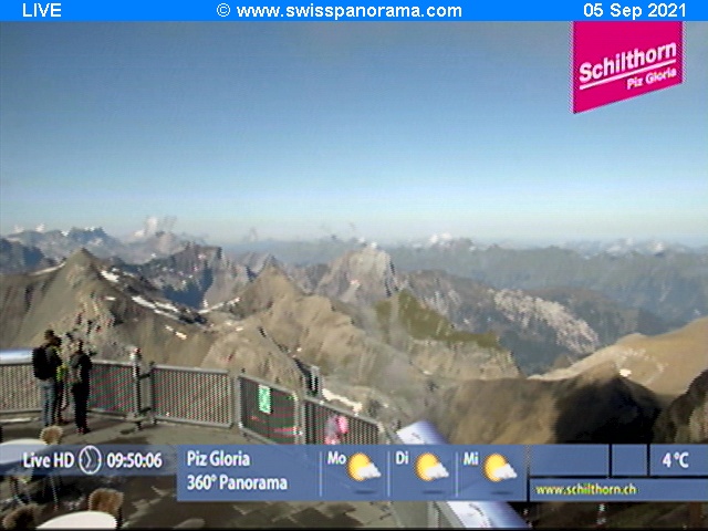 Live HD Webcam Schilthorn: View from the Schilthorn,Schilthorn: View ...
